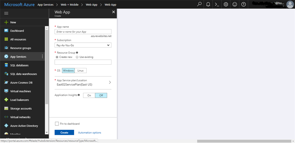 Create Clone Browse Restart Stop And Delete Web App In Azure